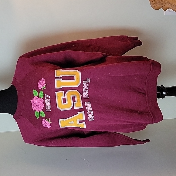 Vintage | Sweaters | Vintage Asu Rose Bowl 987 Pullover Sweater | Poshmark